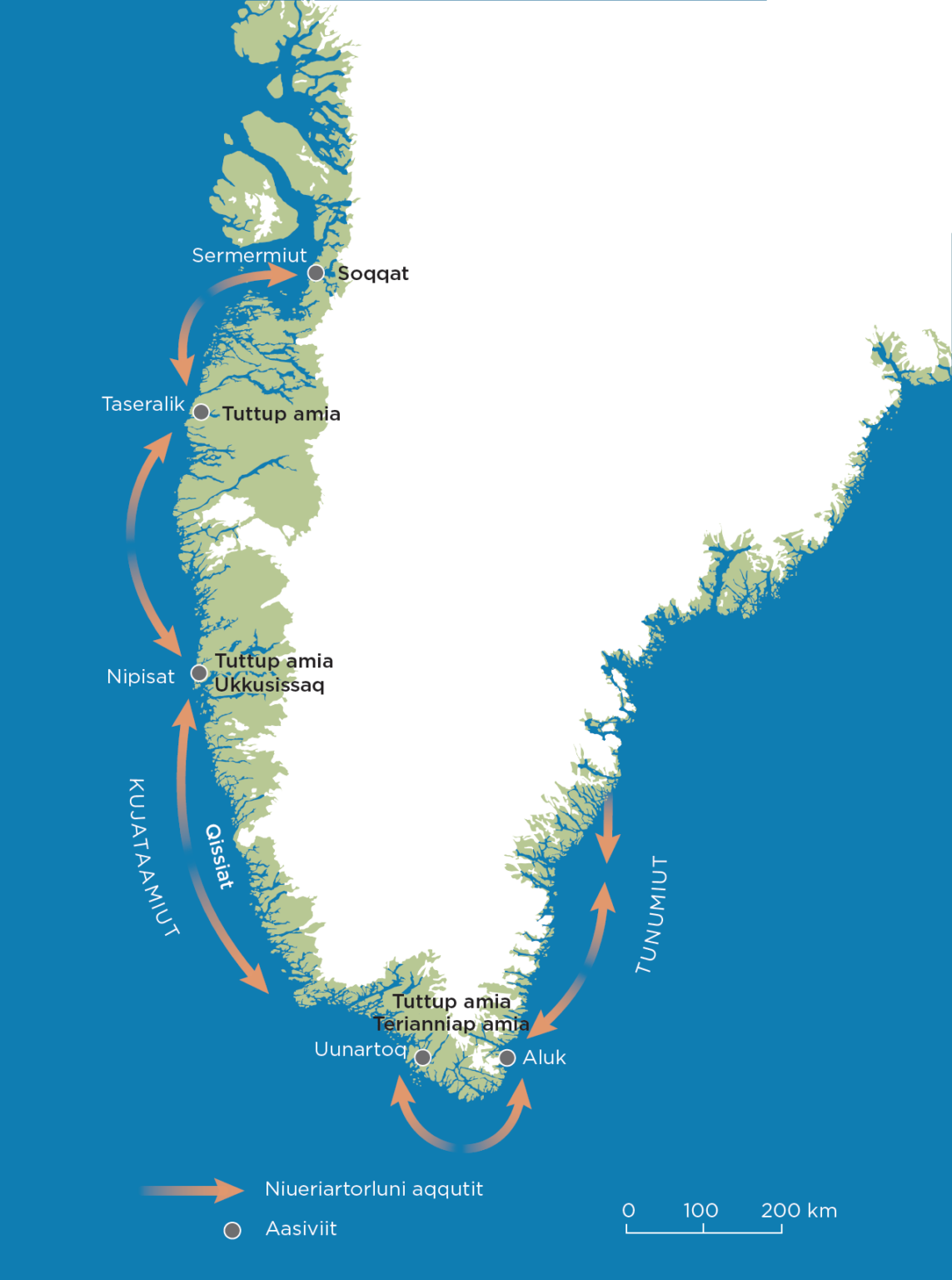 Inuit kulturiat, nunasiaataanerup siorna (1150‑1721 miss.) – Trap ...